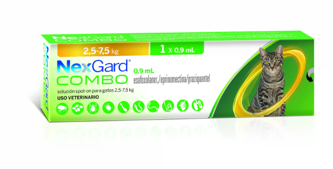 NEXGARD COMBO GATO X 9 ML – Mundo Mascotas Colombia